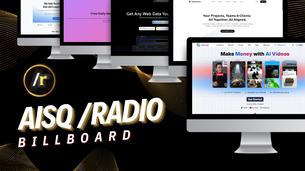 🏆 AISQ /Radio Billboard: Top 5 Software Launches (Week 3 July 2025)